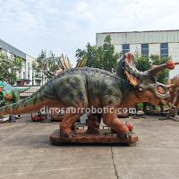 China All Weather Animatronic Triceratops Scratch Resistant For Adventure Park for sale