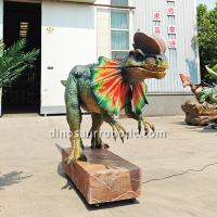 China Amusement Parks Animatronic Dilophosaurus Customizable Realistic Dinosaur Animatronic for sale