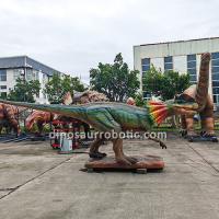 China Waterproof Animatronic Dilophosaurus with Customizable Size and Lifelike Movements for Outdoor Use for sale