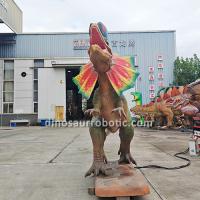 China Waterproof Animatronic Dilophosaurus with Customizable Size and Lifelike Movements for Outdoor Use for sale