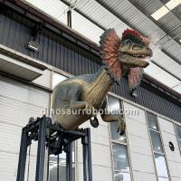 China Lifelike Dilophosaurus Head Animatronic Dinosaur Triceratops Animatronic for sale