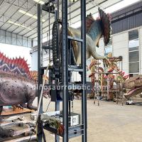 China Lifelike Dilophosaurus Head Animatronic Dinosaur Triceratops Animatronic for sale