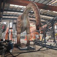 China Life Size Animatronic Brachiosaurus Theme Park Dinosaur Model for sale