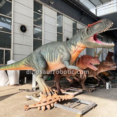 China Outdoor Animatronic Allosaurus Animatronic Dinosaur High Fidelity Silicone for sale