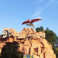 China Pterosaur Realistic Dinosaur Animatronic For Amusement Parks for sale