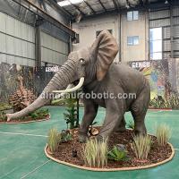 China Ultra Realistic Customizable Animatronic Elephant with Authentic Sound for Exhibitions and Theme Parks for sale