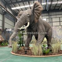 China Ultra Realistic Customizable Animatronic Elephant with Authentic Sound for Exhibitions and Theme Parks for sale