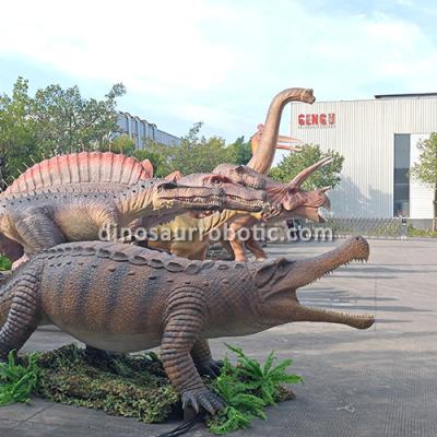 China Sarcosuchus Animal Animatronic Life Like Flexible Movements for sale