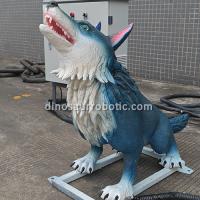 China Silicone & Sponge Wolf Animatronic Ultra Realistic Animal Animatronic for sale
