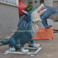 China Silicone & Sponge Wolf Animatronic Ultra Realistic Animal Animatronic for sale