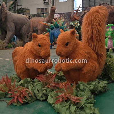 China Ultra Realistic Animatronic Squirrel Animatronic Animal Silicone & Sponge for sale