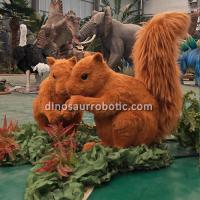 China Ultra Realistic Animatronic Squirrel Animatronic Animal Silicone & Sponge for sale