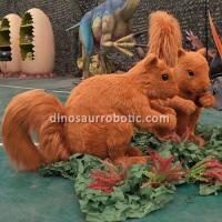 China Ultra Realistic Animatronic Squirrel Animatronic Animal Silicone & Sponge for sale