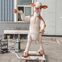 China Customized Dancing Calf Animatronic Animal For Shopping Malls for sale