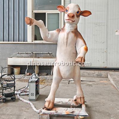 China Customized Dancing Calf Animatronic Animal For Shopping Malls for sale