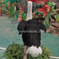 China Customizable Animatronic Ostrich Lifelike Appearance Flexible Movements for sale