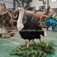 China Customizable Animatronic Ostrich Lifelike Appearance Flexible Movements for sale