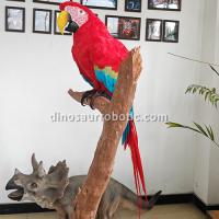 China Ultra Realistic Animatronic Animals Exhibitions Animatronic Parrot for sale