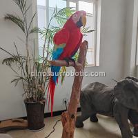 China Ultra Realistic Animatronic Animals Exhibitions Animatronic Parrot for sale