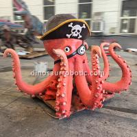 China Pirate-Themed Customizable Animatronic Octopus with Highly Biomimetic Dynamics for Indoor and Outdoor Use for sale