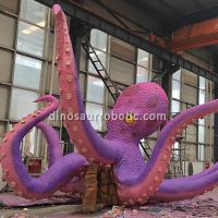 China Purple Animatronic Octopus with Precision Motor for Bionic Movements, Fully Customizable Color and Size, Offering Ocean-Themed Interactive Experience for sale