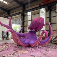 China Purple Animatronic Octopus with Precision Motor for Bionic Movements, Fully Customizable Color and Size, Offering Ocean-Themed Interactive Experience for sale