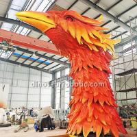 China Custom 3D Printed Fiberglass Animatronic Crow With Vibrant Colors for sale