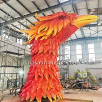 China Custom 3D Printed Fiberglass Animatronic Crow With Vibrant Colors for sale