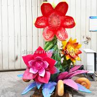 China Spray Man Eating Flower Animatronic Custom Animatronic Models for sale