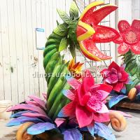 China Spray Man Eating Flower Animatronic Custom Animatronic Models for sale