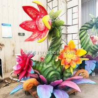 China Spray Man Eating Flower Animatronic Custom Animatronic Models for sale