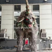 China Rhinoceros Custom Animatronic Highly Realistic Appearance For Scenic Spot Design for sale