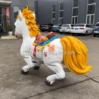 China Large Quadruped Robotic Ride On Animatronic Horse For Amusement Parks for sale