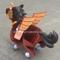 China Customizable Realistic Animal Quadruped Smart Walking Horse Ideal Indoor Outdoor for sale