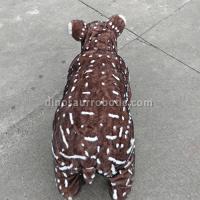 China Theme Parks Realistic Animal Quadruped Smart Walking Tapir For Public Attractions for sale