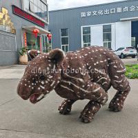 China Theme Parks Realistic Animal Quadruped Smart Walking Tapir For Public Attractions for sale