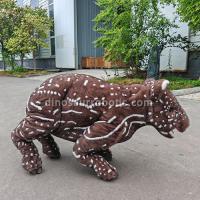 China Theme Parks Realistic Animal Quadruped Smart Walking Tapir For Public Attractions for sale