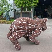 China Theme Parks Realistic Animal Quadruped Smart Walking Tapir For Public Attractions for sale