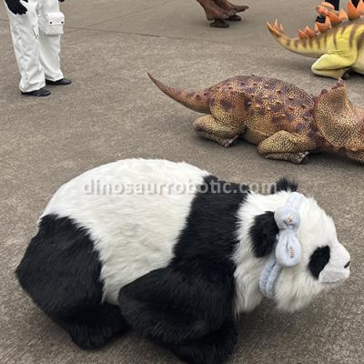 China Realistic Animal Robotic Panda In Amusement Parks And Shopping Malls for sale