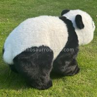 China Public Spaces Realistic Panda Bear Smart Walking Interactive Panda for sale