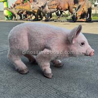China Highly Realistic Animal Robot Pig Smart Walking In Interactive Attractions And Displays for sale