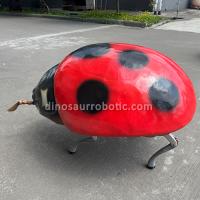 China Amusement Parks And Malls Realistic Animal Robot Walking Ladybug Designed for sale