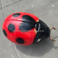 China Amusement Parks And Malls Realistic Animal Robot Walking Ladybug Designed for sale