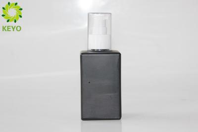 China Black Color Glass Pump Bottles 120ml Concealer / Lotion Packaging Usage for sale