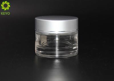 China Glass Cosmetic Containers And Jars With Plastic Lid 5g 10g 15g 20g Optional for sale