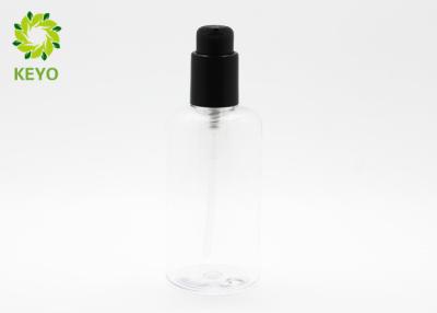 China 200ml Cylindrical Shampoo Dispenser Bottles , Transparent PET Empty Shampoo Pump Bottles for sale