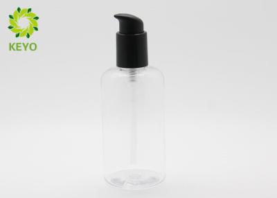 China Transparent PET Shampoo And Conditioner Bottles 200ml With Self Lock Pump for sale