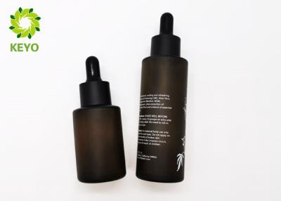 China 30ml 60ml Frosted Amber Glass Bottles With Dropper Custom Service Support for sale