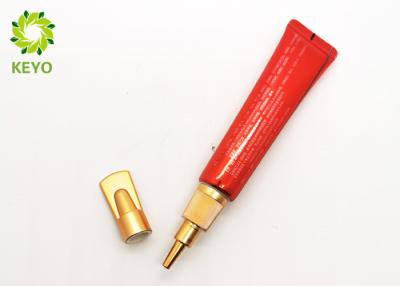 China Shinny Red Color Eye Cream Cosmetic Tube Packaging Capacity 0.5 OZ 15ml for sale