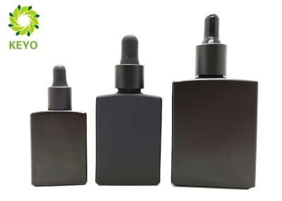 China 0.5oz 1oz 1.67oz Glass Essential Oil Bottles / Container With Aluminum Dropper for sale